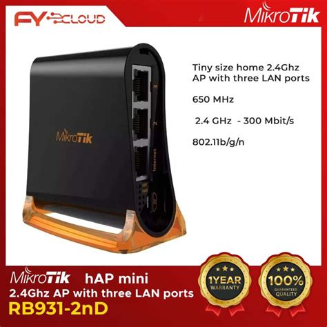 Mikrotik Rb Nd Hap Mini Port Soho Router With Wifi Smips
