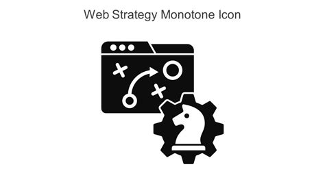 Web Strategy Monotone Icon In Powerpoint Pptx Png And Editable Eps Format Ppt Presentation