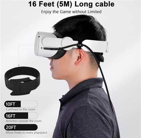 Generic Oculus Quest 2 Link Cable Usb 3 2 Type C To C 90° Port 5gbps