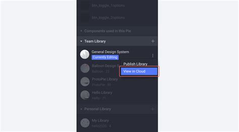 Managing Interaction Libraries Interaction Libraries Protopie Guide