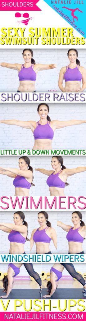 Sexy Shoulder Workout Sexy In Swimwear Video Natalie Jill