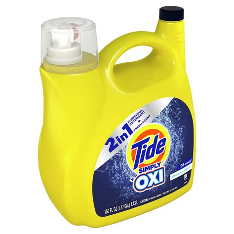 Buy Tide Simply Oxi Liquid Laundry Detergent Refreshing Breeze 96
