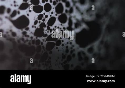 Acid Ink Bubble Liquid Defocused Blue Color Fizzy Texture Chemical