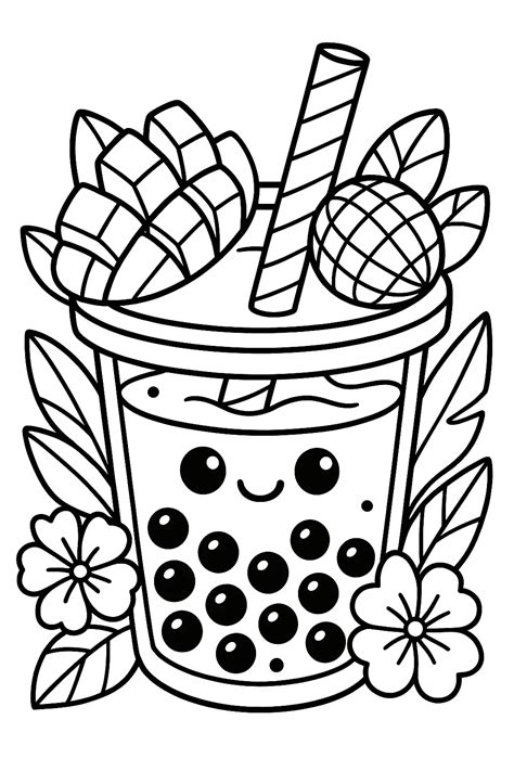 Free Boba Coloring Pages Generator 16 Boba Coloring Pages To Download