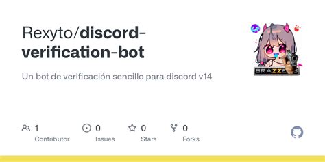 Github Rexytodiscord Verification Bot Un Bot De Verificación Sencillo Para Discord V14
