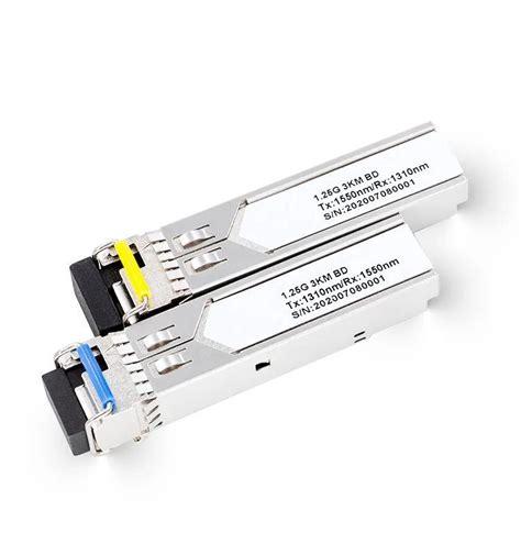 Sfp 1 25g Wdm Bidi Simplex Duplex Mm Sm Lc Sc Ddm 1000base Mini Gbic Ethernet Fiber