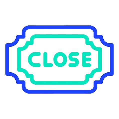 Premium Vector Close Vector Icon Design Illustration
