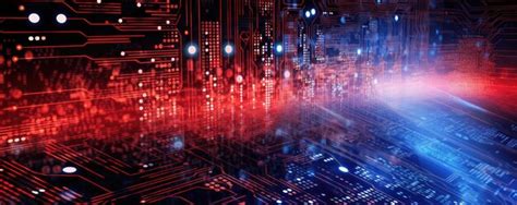 Premium AI Image Abstract Background With A Network Of Digital