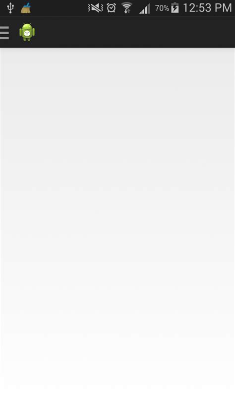 Android How To Have Different Actions For Navigation Drawer Icon And App Icon In Action Bar