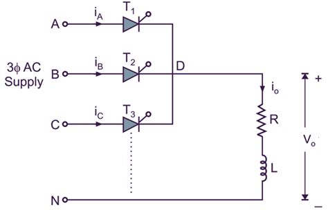 What Is 3 Phase Converter Types Working And Circuit Diagram