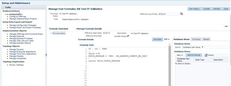 Absence Management Fast Formulas Oracle Forums