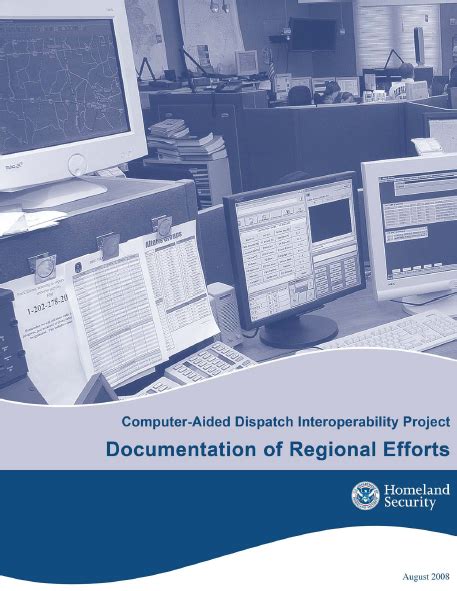 DHS Computer Aided Dispatch Interoperability Project Public Intelligence