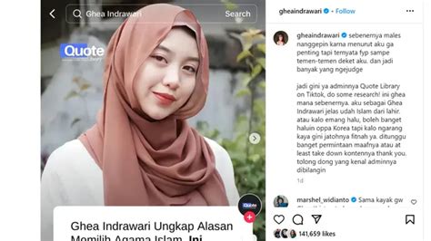 Ghea Indrawari Protes Ada Konten Yang Menyebutnya Mualaf Tegaskan