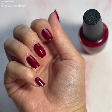 Opi Red Nail Polish — Lots Of Lacquer
