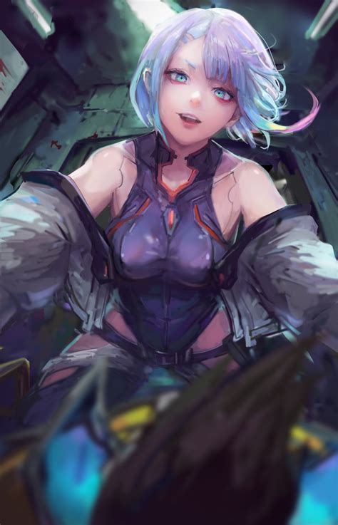 Lucy And David Martinez Cyberpunk And 1 More Drawn By Miche Danbooru