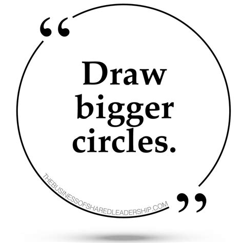Draw Bigger Circles The Business Of Shared Leadership
