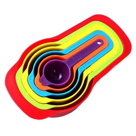 Rainbow Measuring Cup Set Multi Color Bd