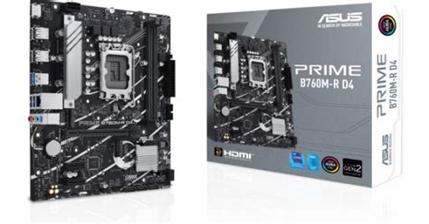 asus prime b760m r d4 an intel b760 lga 1700 micro atx motherboard