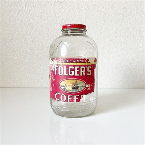 Vintage Coffee Jar Etsy