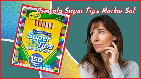 Crayola Super Tips Marker Set Review Youtube