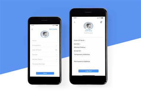 Employee Attendance Management App Design Behance