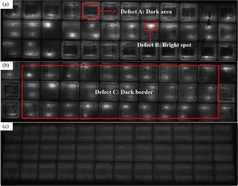 el image of pv module a a pv module exposed in the field dark area