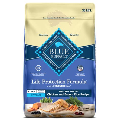 Blue Buffalo Life Protection Formula Healthy Weight Large Breed Adult Dry Dog Food For Weight