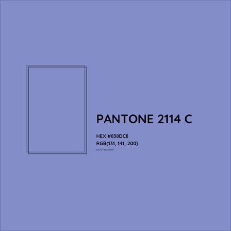Pantone 2114 C Complementary Or Opposite Color Name And Code 838dc8