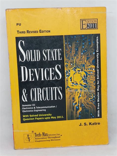 Solid State Devices And Circuits 3rd Red Js Katre Naresh Old Books