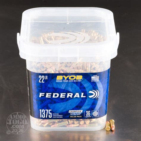 Bulk Federal 22 Long Rifle Lr Ammo For Sale 1375 Rounds