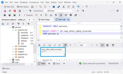 Sql Truncate Statement Syntax Examples And Key Differences