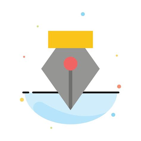 Editor Pen Photo Abstract Flat Color Icon Template 15262118 Vector Art