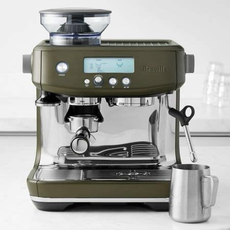 Breville Bes878olt1bna1 The Barista Pro Espresso Machine Olive