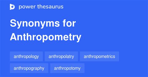 Anthropometry Synonyms 61 Similar Words And Phrases