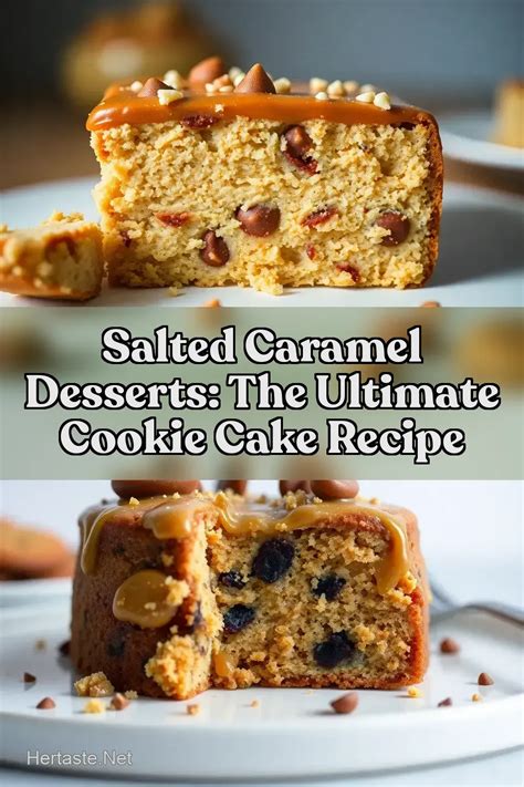 Salted Caramel Cookie Cake Best Dessert Recipes Ever