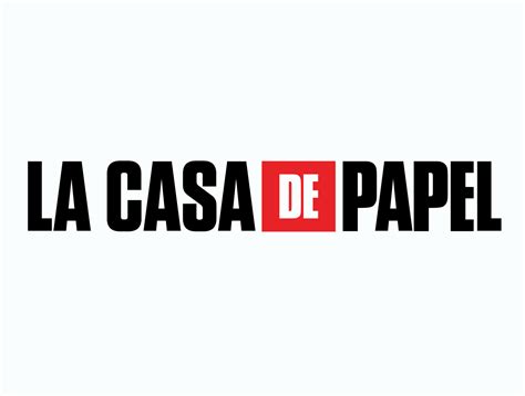 La Casa De Papel Title Design Graphic Netflix Film Abstract Vector