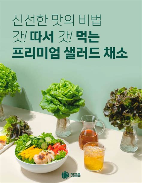 [잇프릇] 유러피안 샐러드 채소 랜덤 혼합 1kg 기타채소 사이소