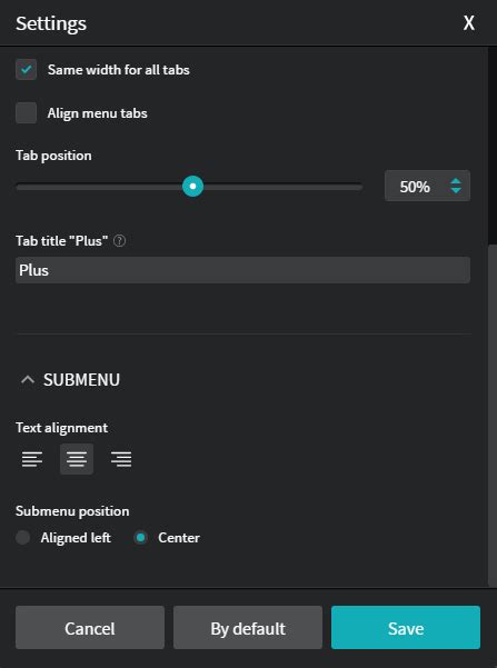 To Edit Content In The Menu Webself