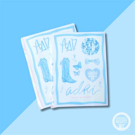 Adpi Sticker Sheet Katherine Beck