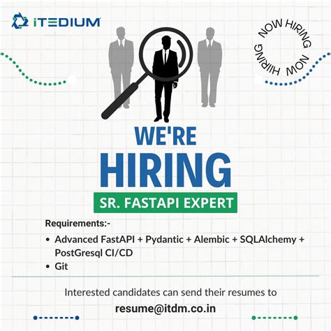 Hiring Fastapi Pydantic Alembic Sqlachelmy Smita Pandit
