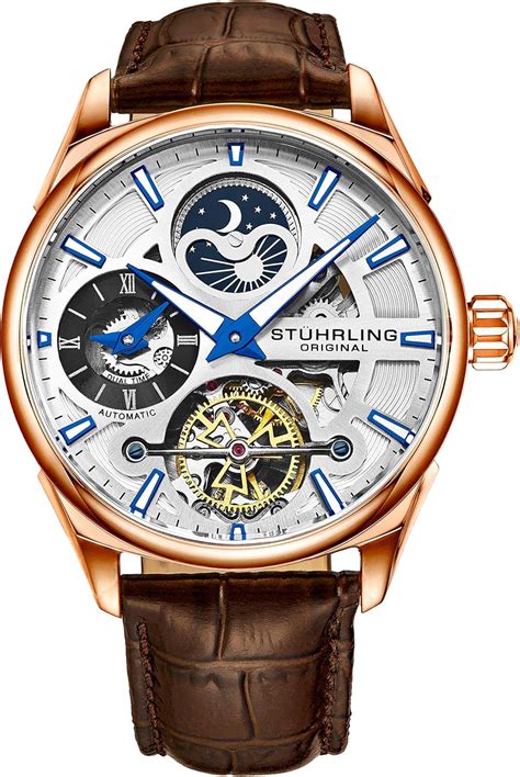 Stuhrling Original Skeleton Dress Analog Watch For Men