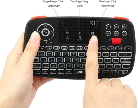 Specificaties Van Rii Mini Wireless Keyboard I4 Tweakers