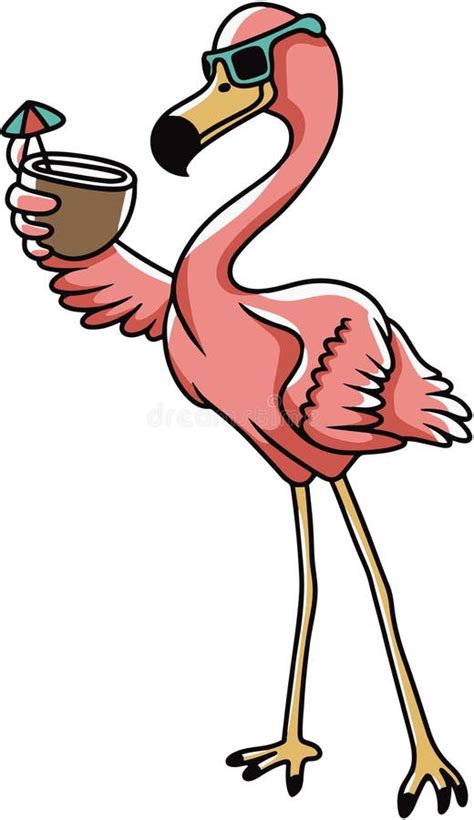Flamingo Clipart Stock Vector Illustration Of Grouped 276676593