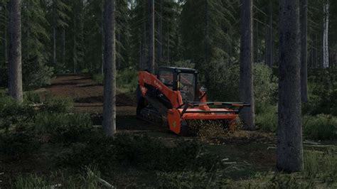 FS Skid Steer Forestry Mulcher V FS Implements Tools Mod Download