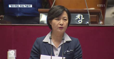 민주당 내부 반발결국 영수회담 취소