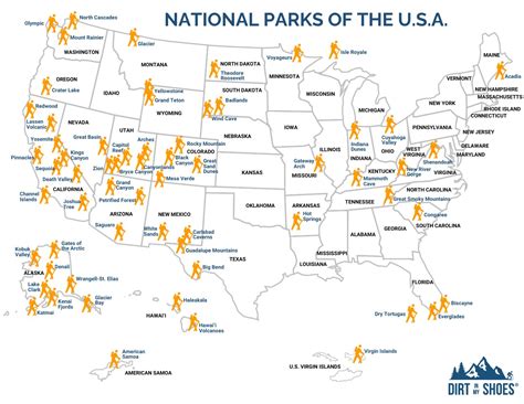 List Of The U S National Parks By Visitation The Most And Least Visited Parks