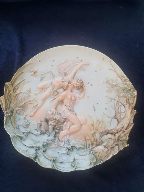 Starožitný Figurální Porcelánový Talíř Aukro