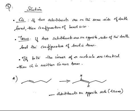 [solved] 0 Pts Label Each Of The Following As Cis Or Trans If No Cis Trans Course Hero