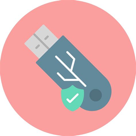 Usb Secure Vecto Icon 37933251 Vector Art At Vecteezy