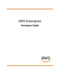 AWS Greengrass Developer Guide Aws Greengrass Developer Guide Pdf